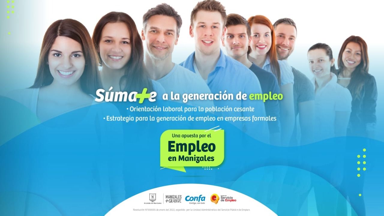Súmate a la generación de empleo, la gran apuesta de Alcaldía y Confa ...
