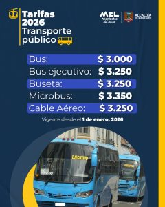 Definidas las tarifas del servicio de transporte público colectivo ...